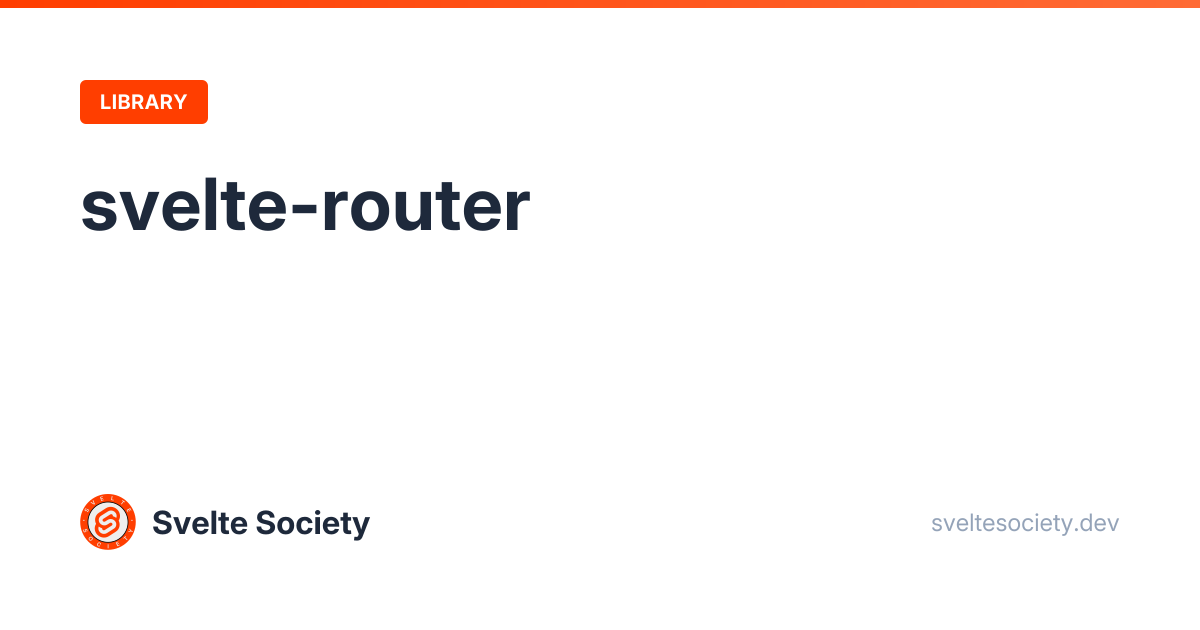 svelte-router - Svelte Society